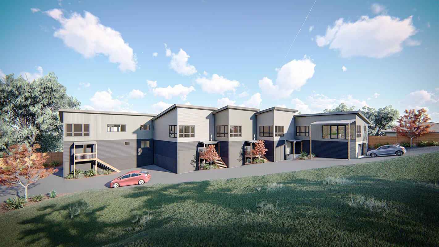 5 Unit Townhouse Development - Visualisations and Interactive 3D ...